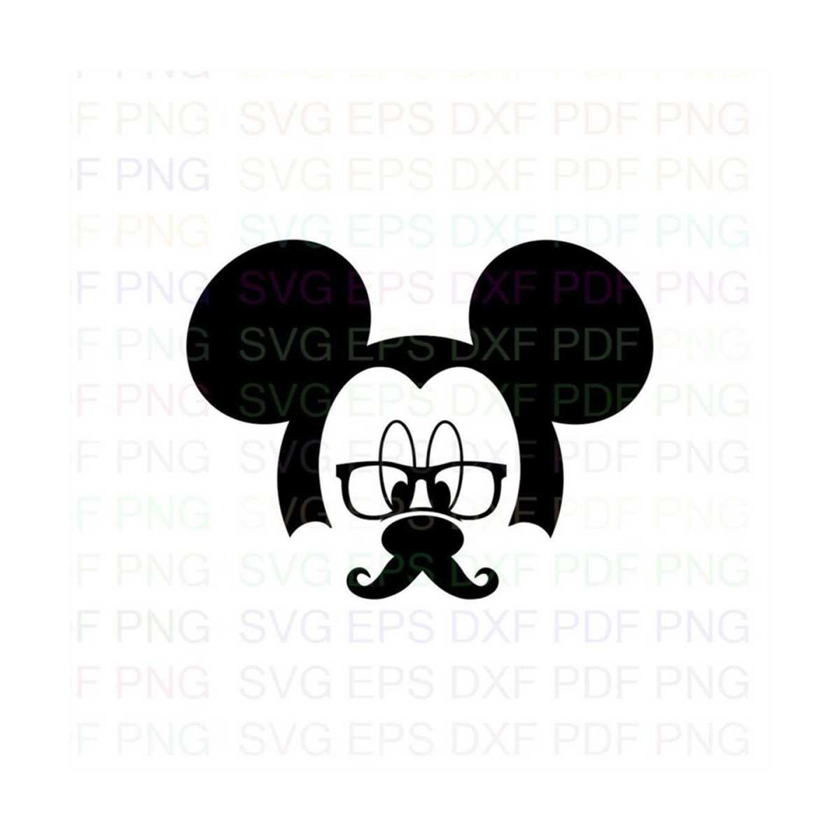 Mickey_Mickey_Mouse_3 Outline Svg Dxf Eps Pdf Png, Cricut, C | Inspire ...