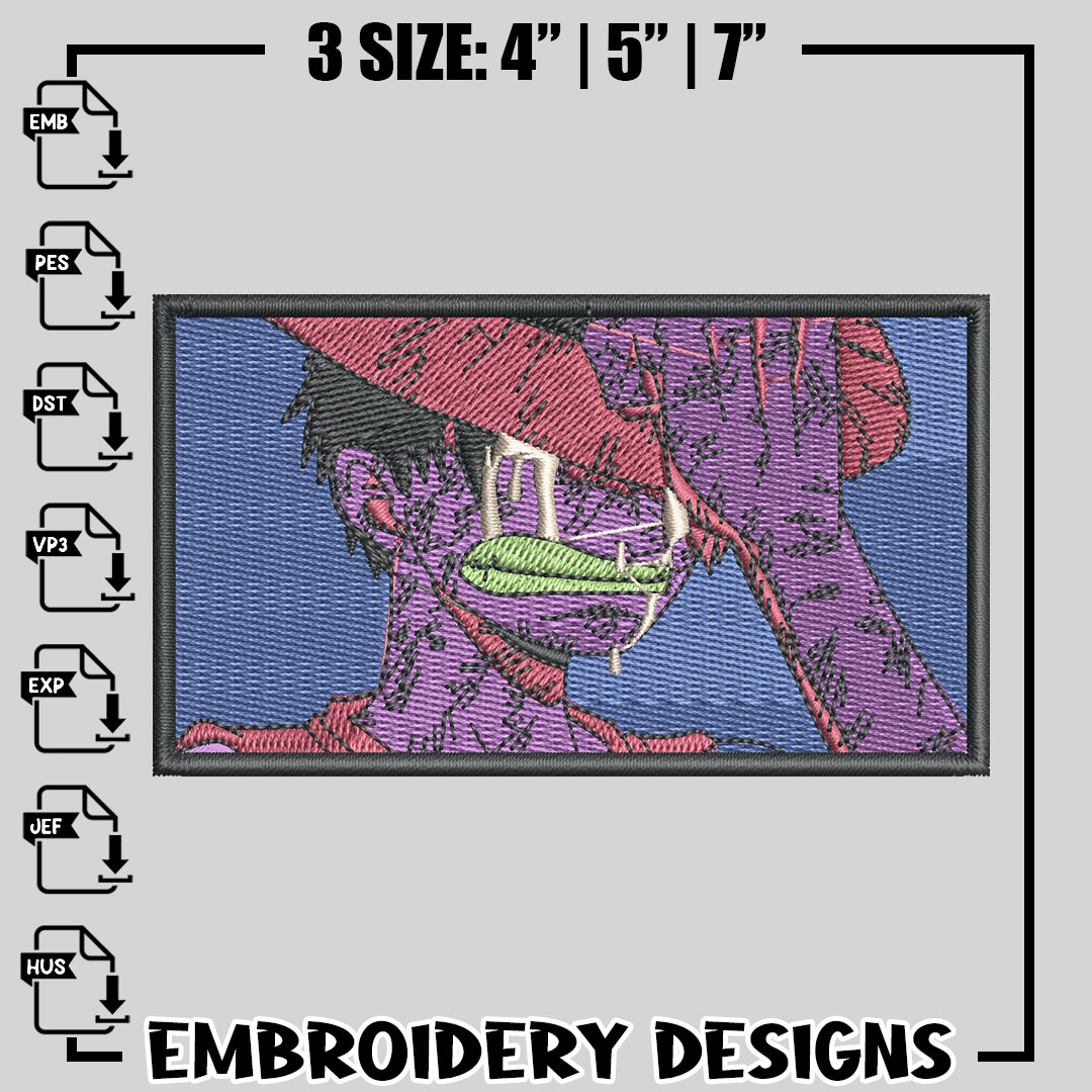 Luffy Crying embroidery design, one piece embroidery, Embroi | Inspire ...