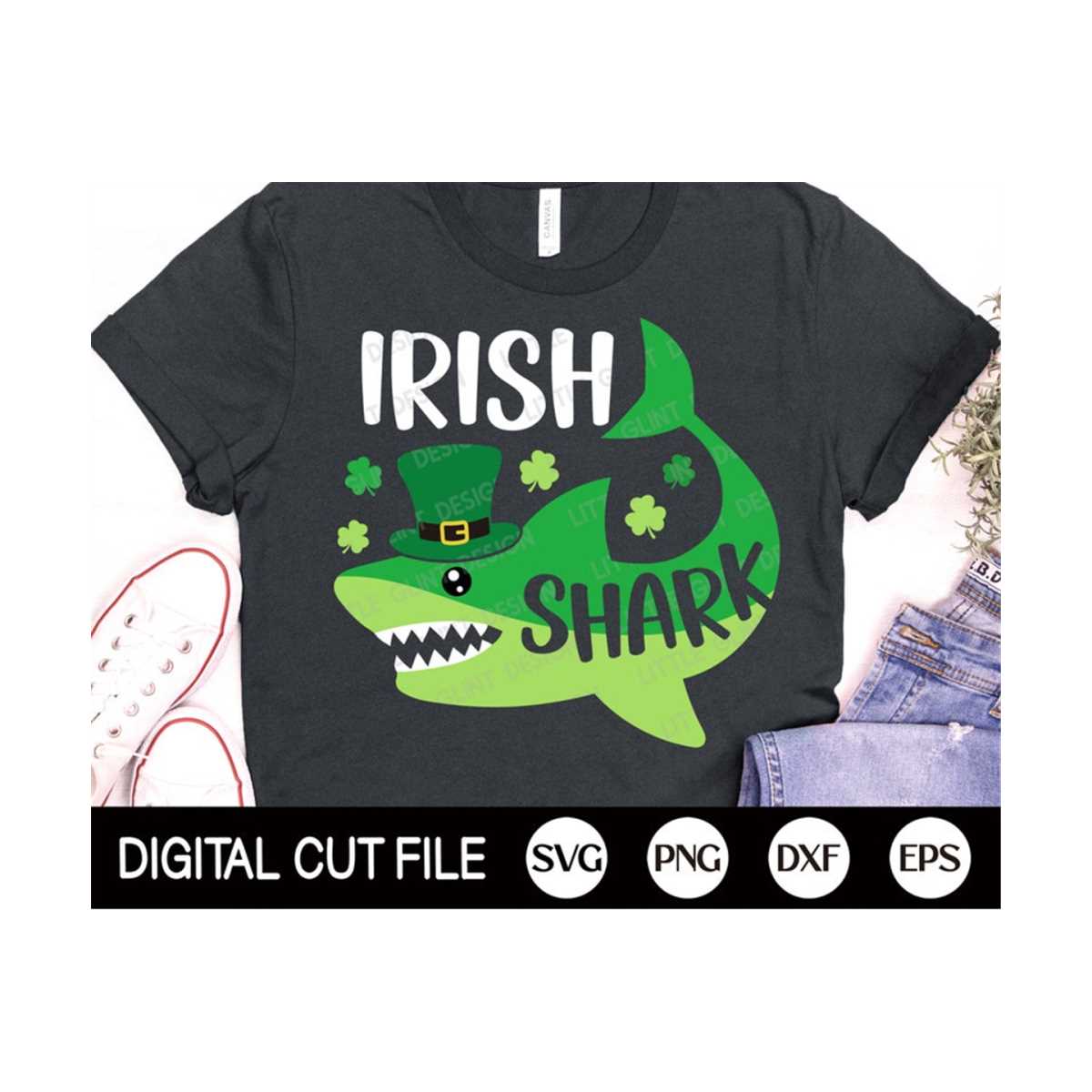 Irish Shark Svg, St Patrick's Day Quote SVG, Shamrock Svg, C | Inspire ...