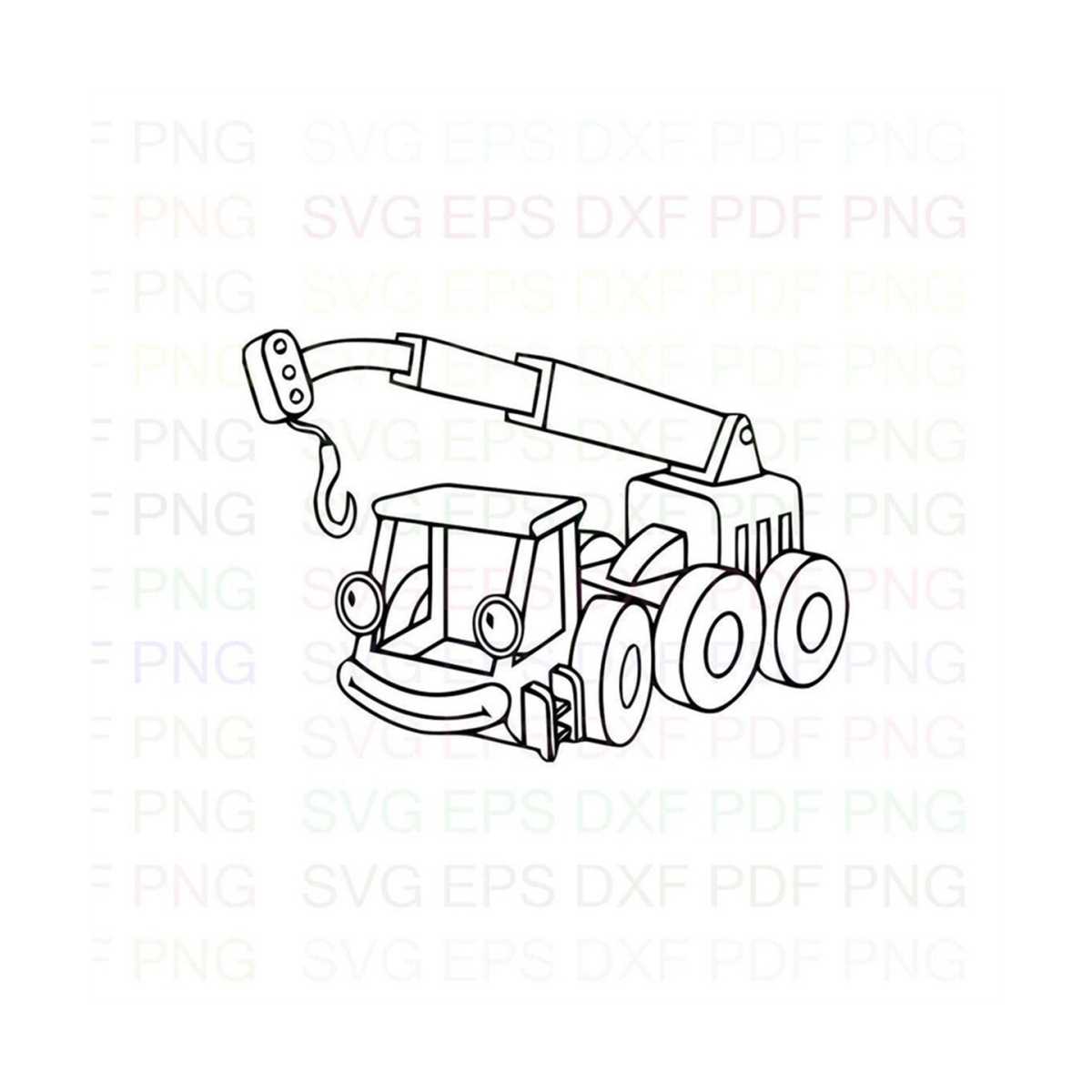 Lofty_Bob_the_Builder Outline Svg Dxf Eps Pdf Png, Cricut, C | Inspire ...