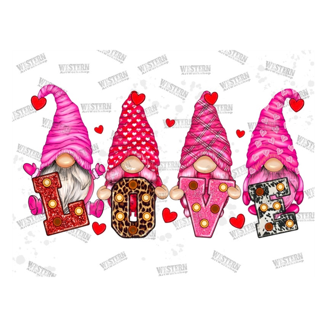 Love Gnomes Png Sublimation Design,Valentines Day Png, Gnome | Inspire ...