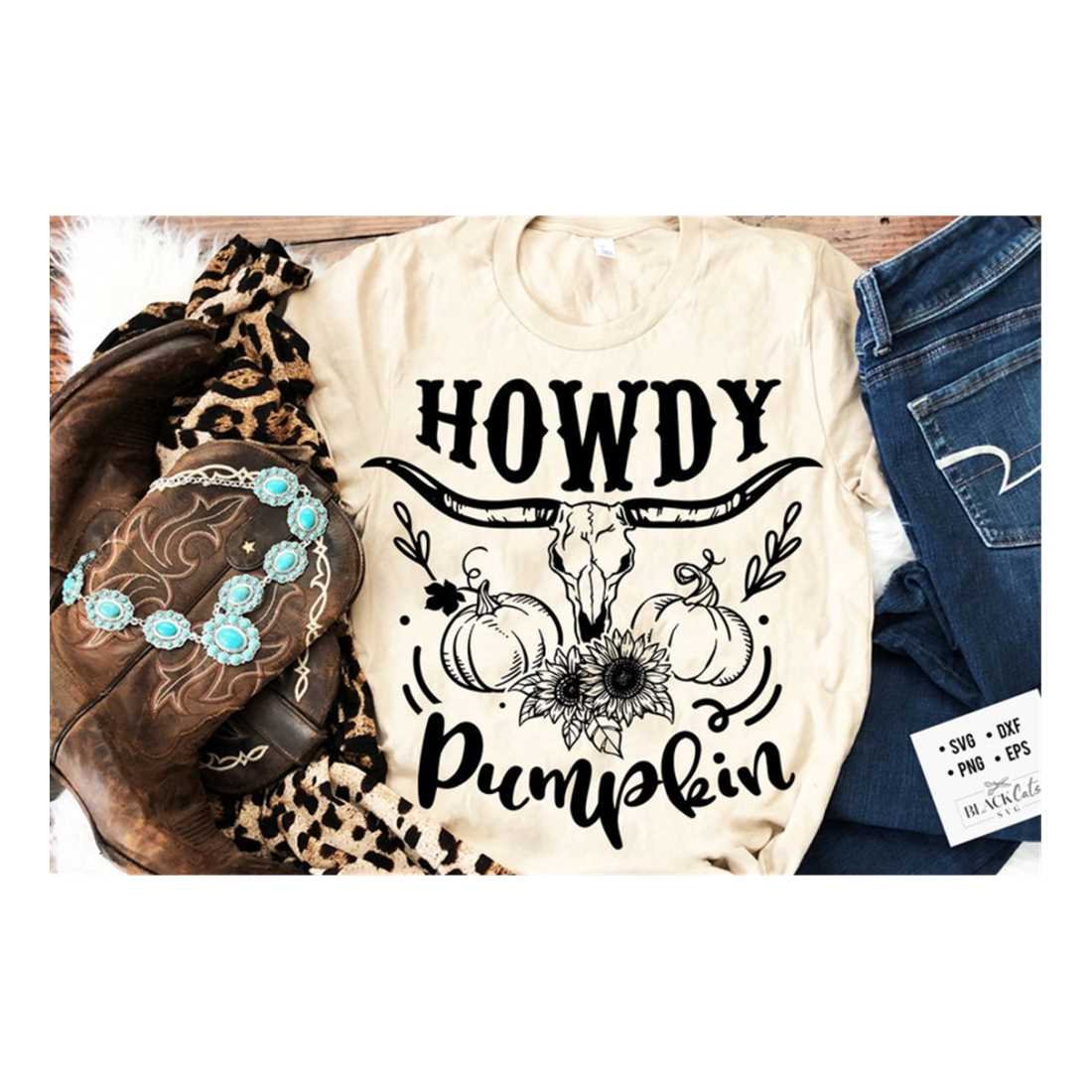Howdy pumpkin svg, Cow skull svg, Western fall svg, Western | Inspire ...