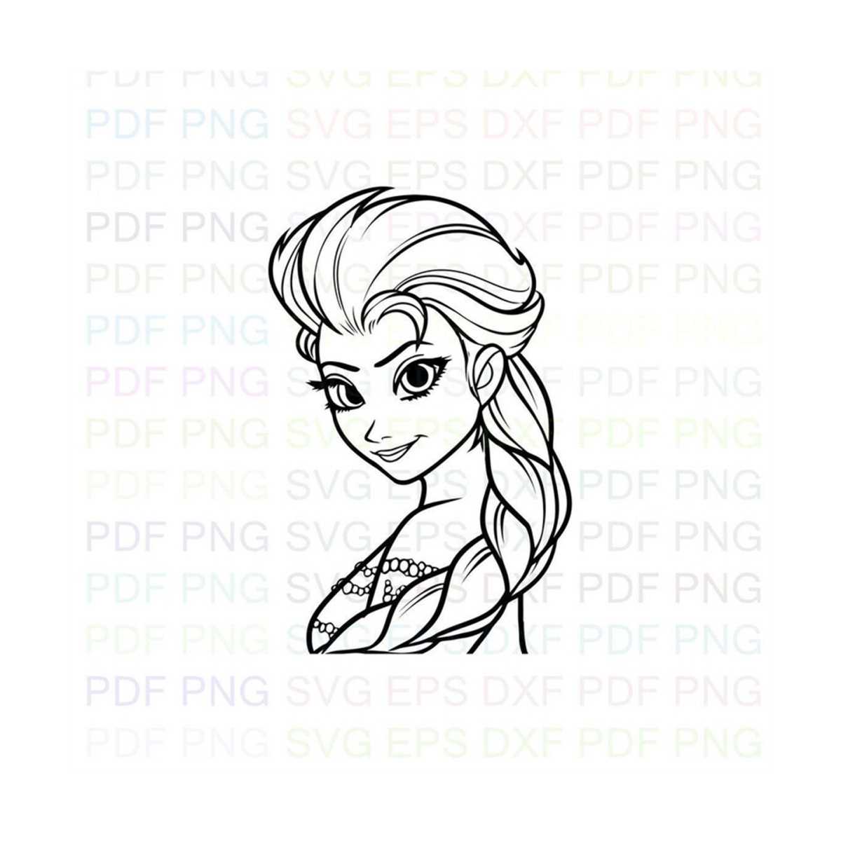 Frozen_disney_olaf_clipart Outline Svg Dxf Eps Pdf Png, Cric | Inspire ...