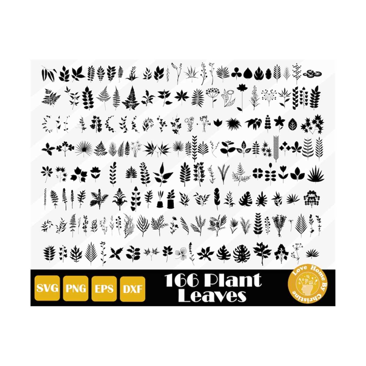 166 Leaves Svg, Plants Svg, Tropical Leaves svg, Jungle Leav - Inspire ...