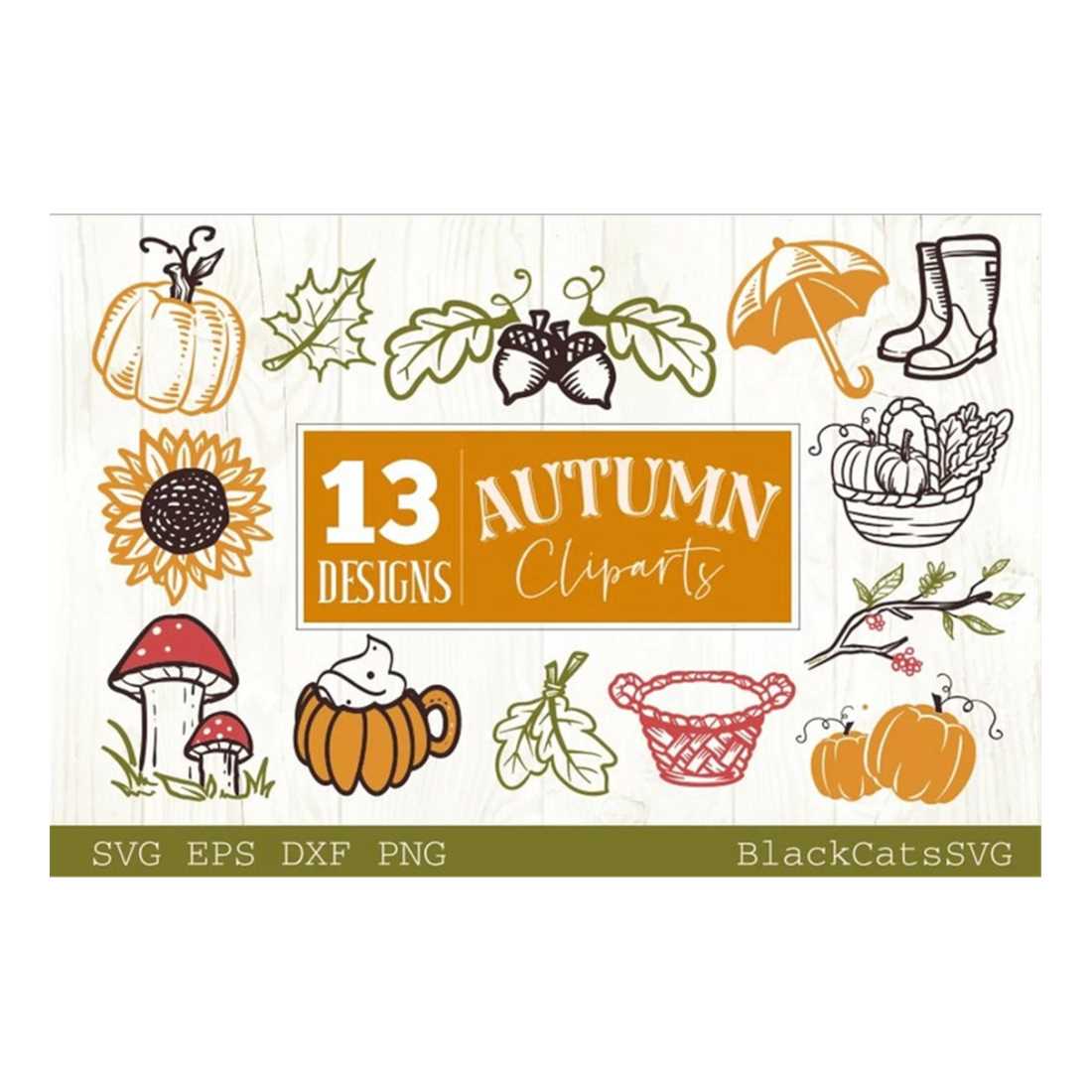 Autumn clipart pack svg, Autumn svg, Fall svg, autumn svg de | Inspire ...