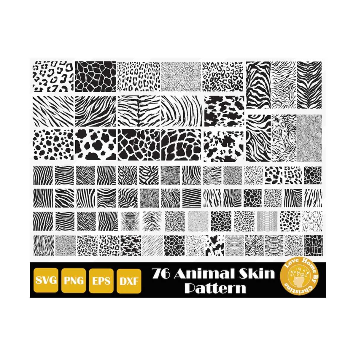 76 Animal Skin Svg, Animal Pattern Svg, Leopard, Cow, Tiger, | Inspire ...