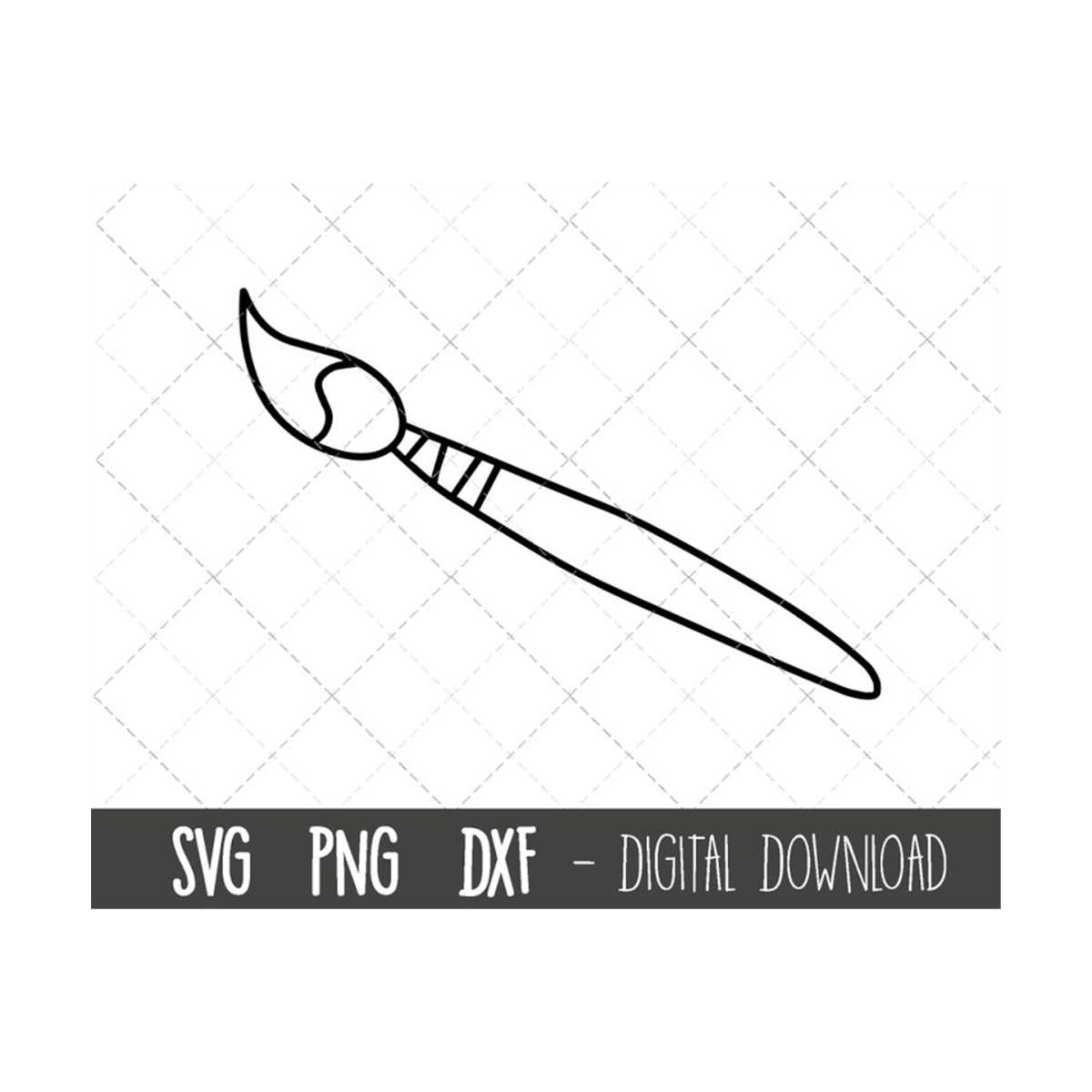 Paint brush svg, brush svg, painting clipart, art clipart, c | Inspire ...
