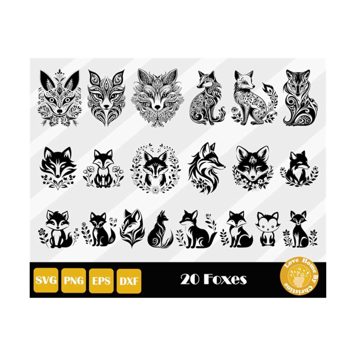 20 Fox Svg, Fox Clipart, Fox Face Svg, Fox Head Svg, Fox Cut | Inspire ...