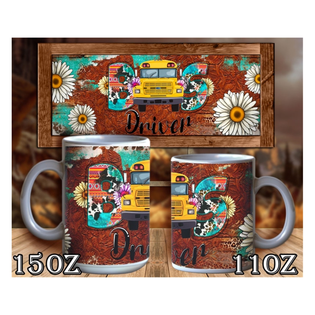 Bus Driver Mug Sublimation Png, Bus Driver Design Png, Bus P | Inspire ...