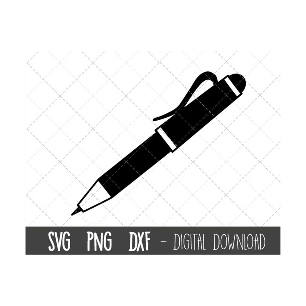 Pen svg, ball point pen svg, pen clipart, teacher svg, pen m | Inspire ...