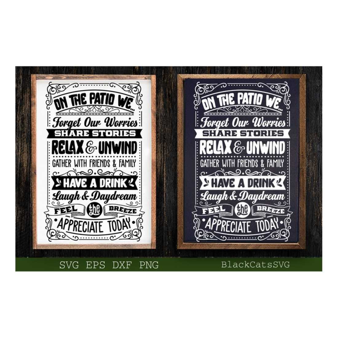 On the patio svg, Welcome to the patio svg, Patio rules svg | Inspire ...