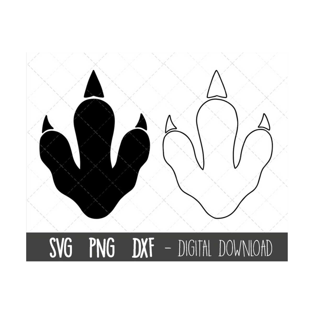 Dinosaur SVG, Dinosaur footprint svg bundle, T-Rex svg, Tyra | Inspire ...