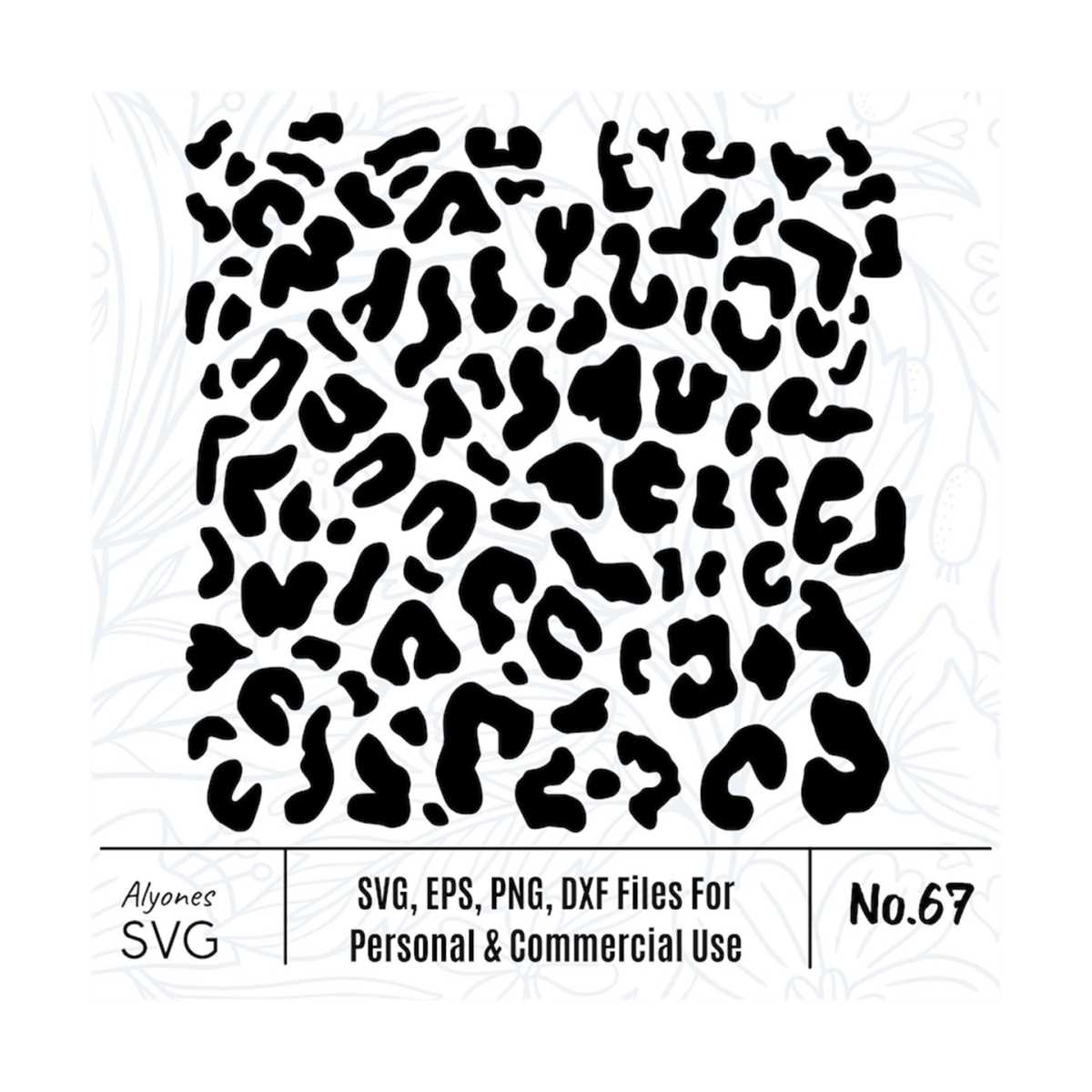 Leopard Print Pattern Svg, Leopard Pattern Svg Repeating Pat | Inspire ...