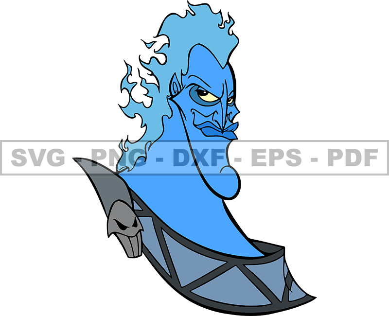 Hades, Hercules Disney Characters Svg, Cartoon Customs SVG, | Inspire ...