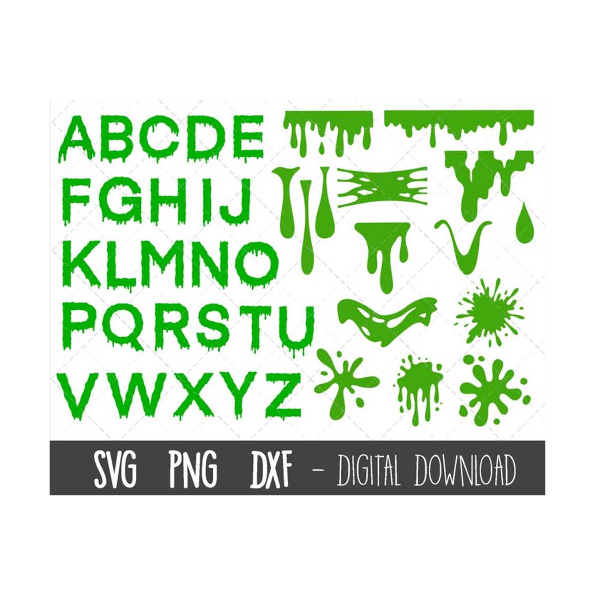 Slime SVG bundle, dripping goo svg, slime clipart, slimey al | Inspire ...