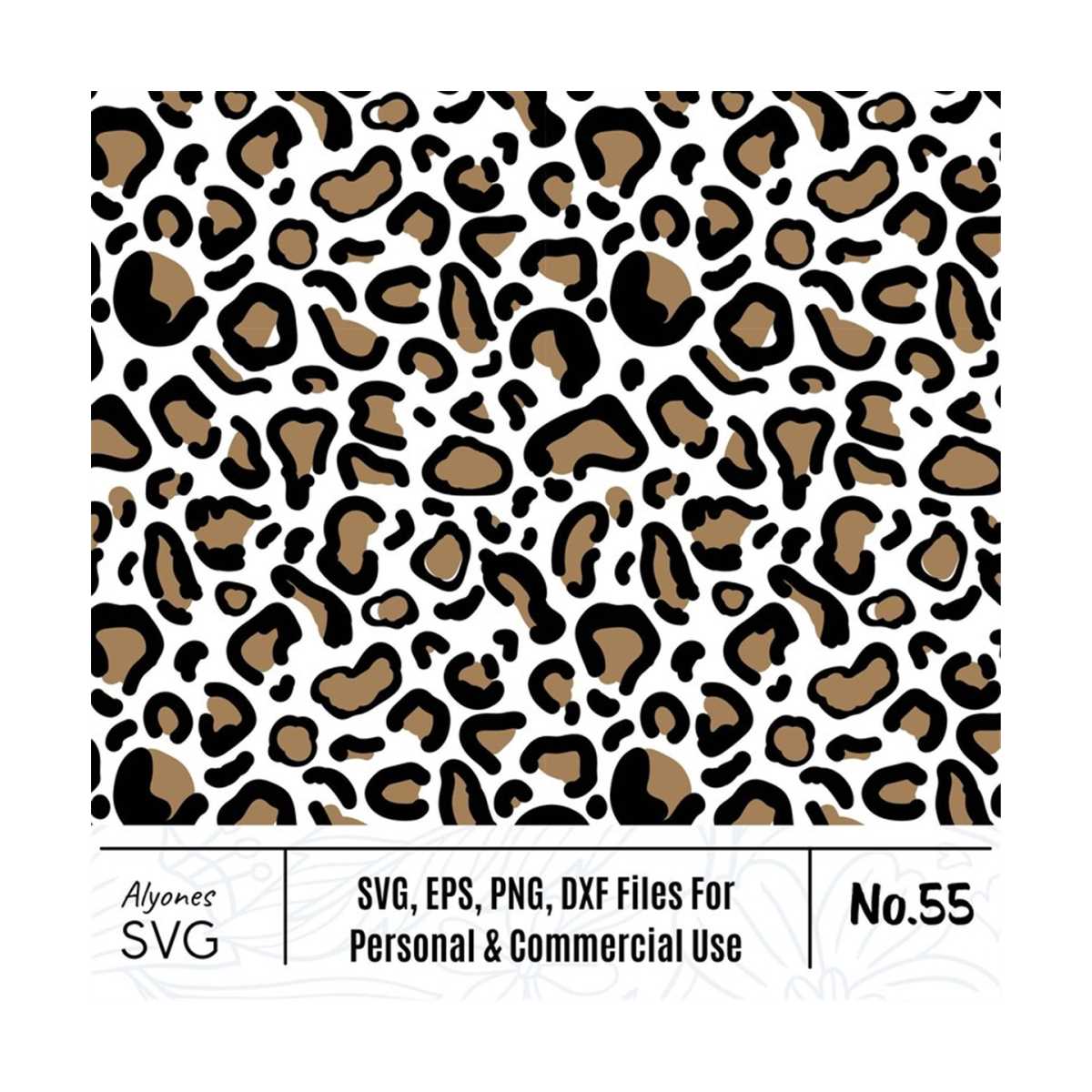 Leopard Print Pattern Svg, Leopard Pattern Svg Repeating Pat | Inspire ...