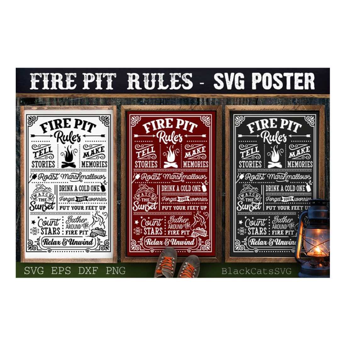 Fire pit Rules svg, Welcome to our Fire PIt svg, Fire Pit po | Inspire ...
