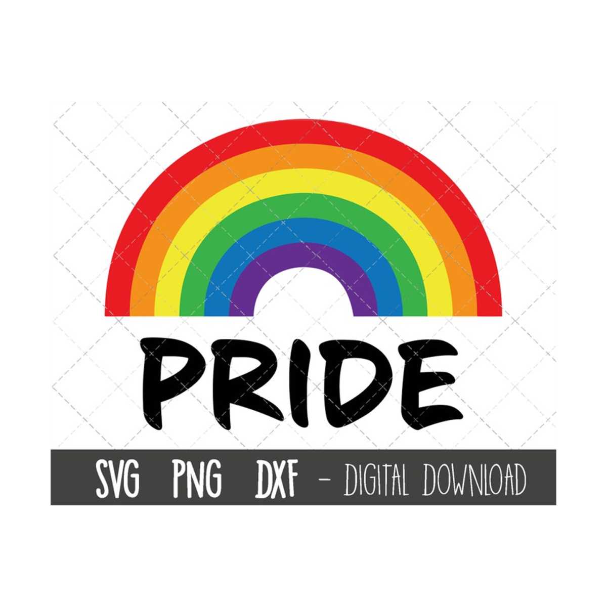 Rainbow pride svg, rainbow clipart, rainbow vector, rainbow - Inspire ...