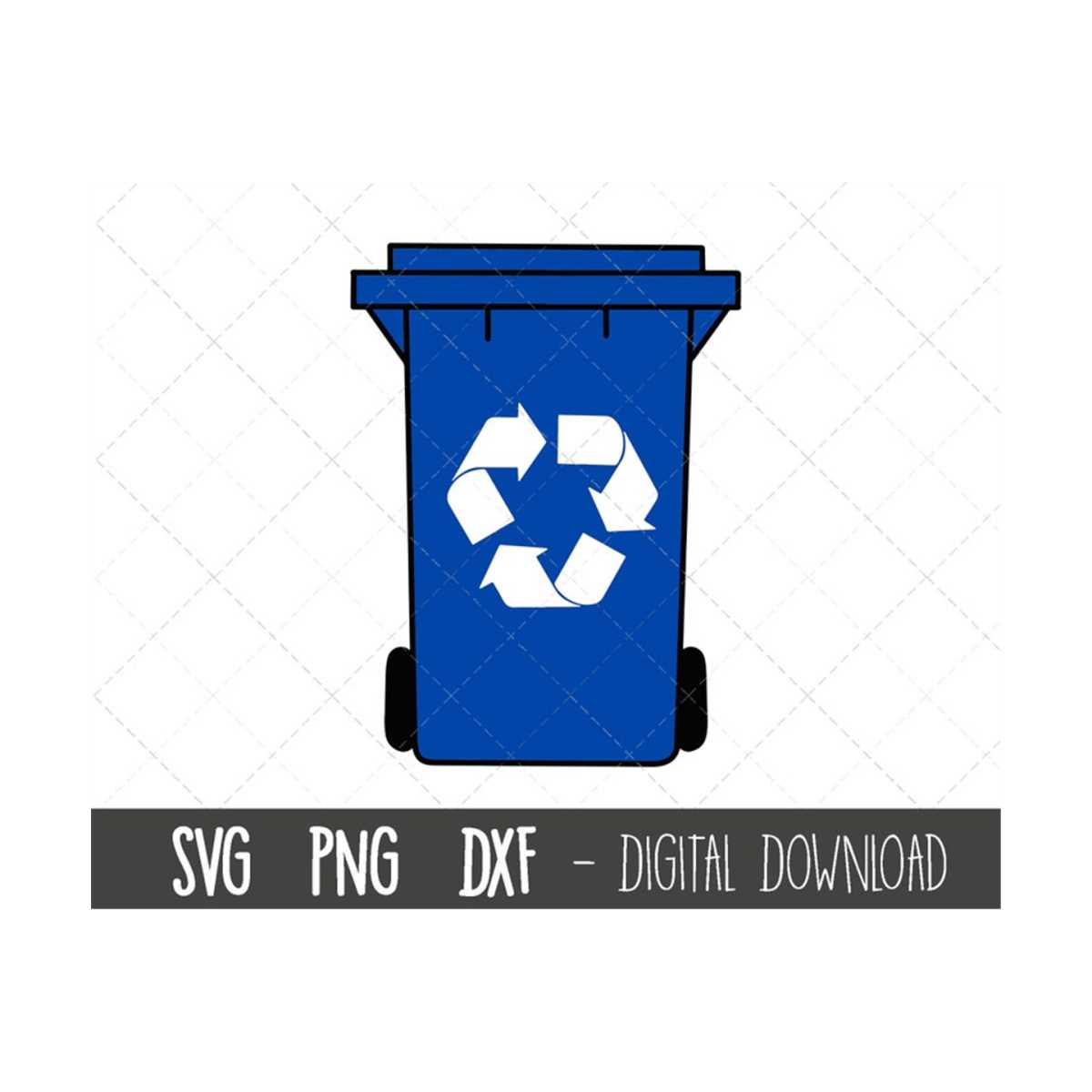 blue bin clipart - Inspire Uplift