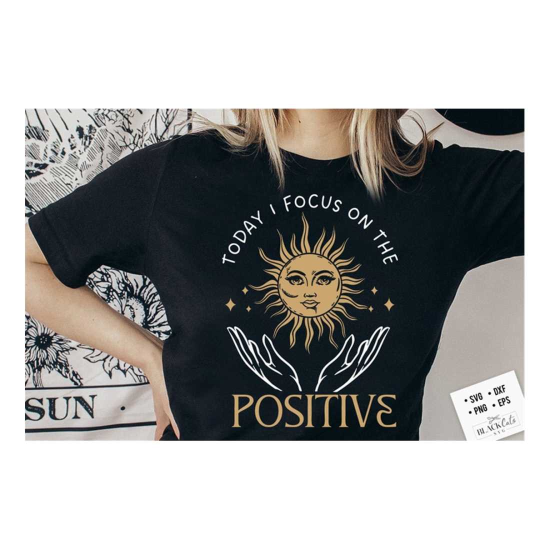 Focus on the positive svg, Positive affirmations svg, Botani - Inspire ...