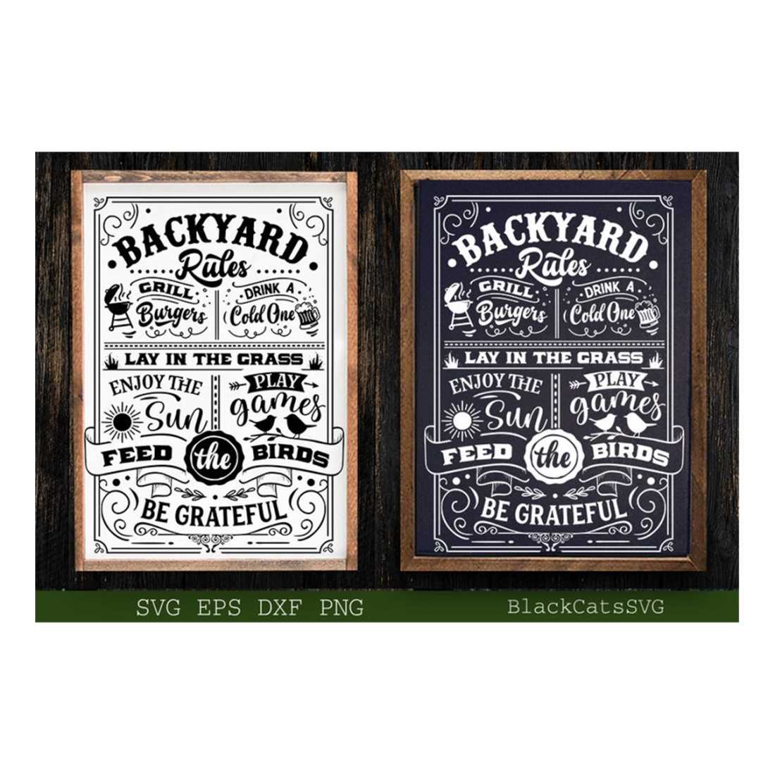 Backyard rules svg, Welcome to backyard svg, Outdoors poster | Inspire ...