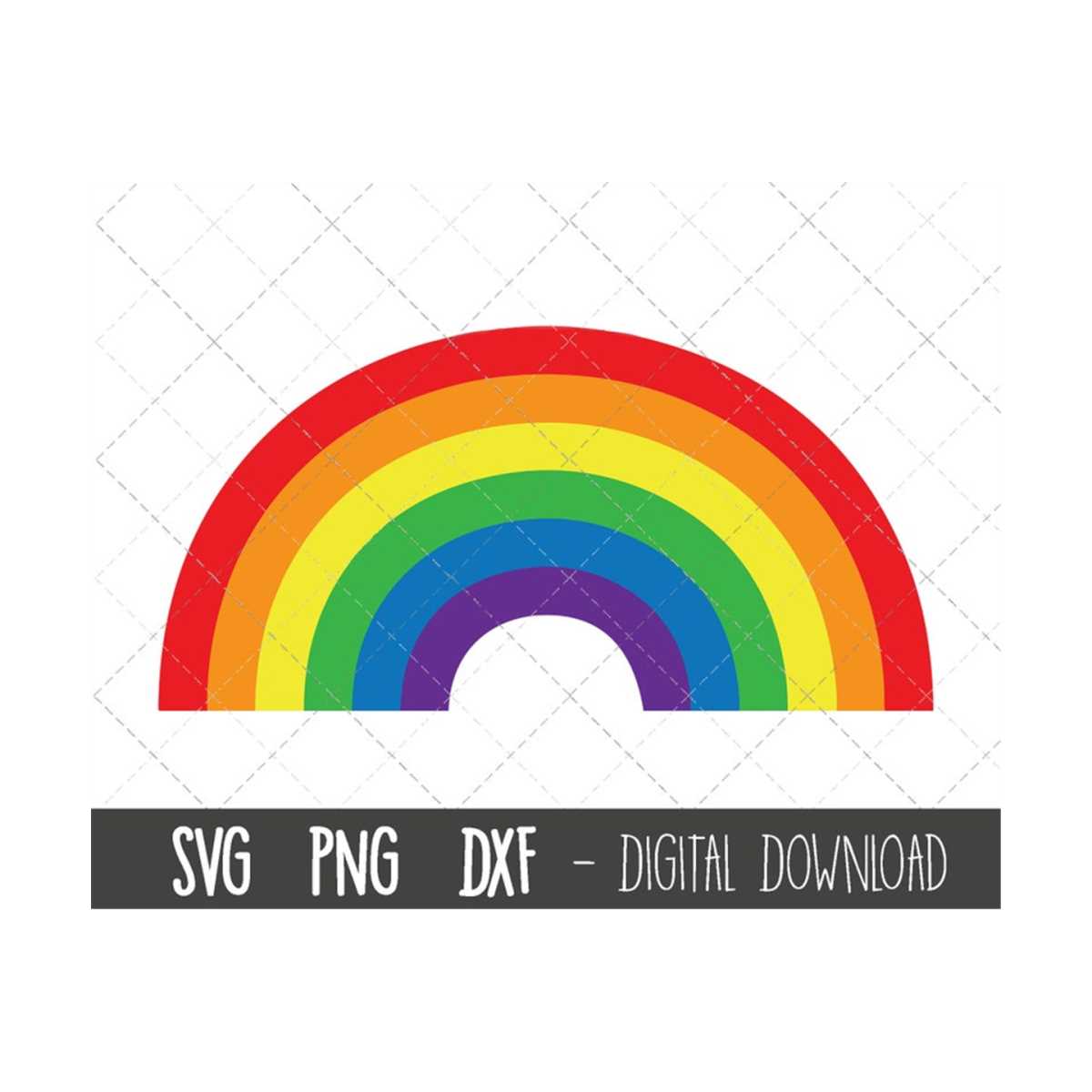 Rainbow svg, rainbow clipart, rainbow vector, rainbow png, r - Inspire ...