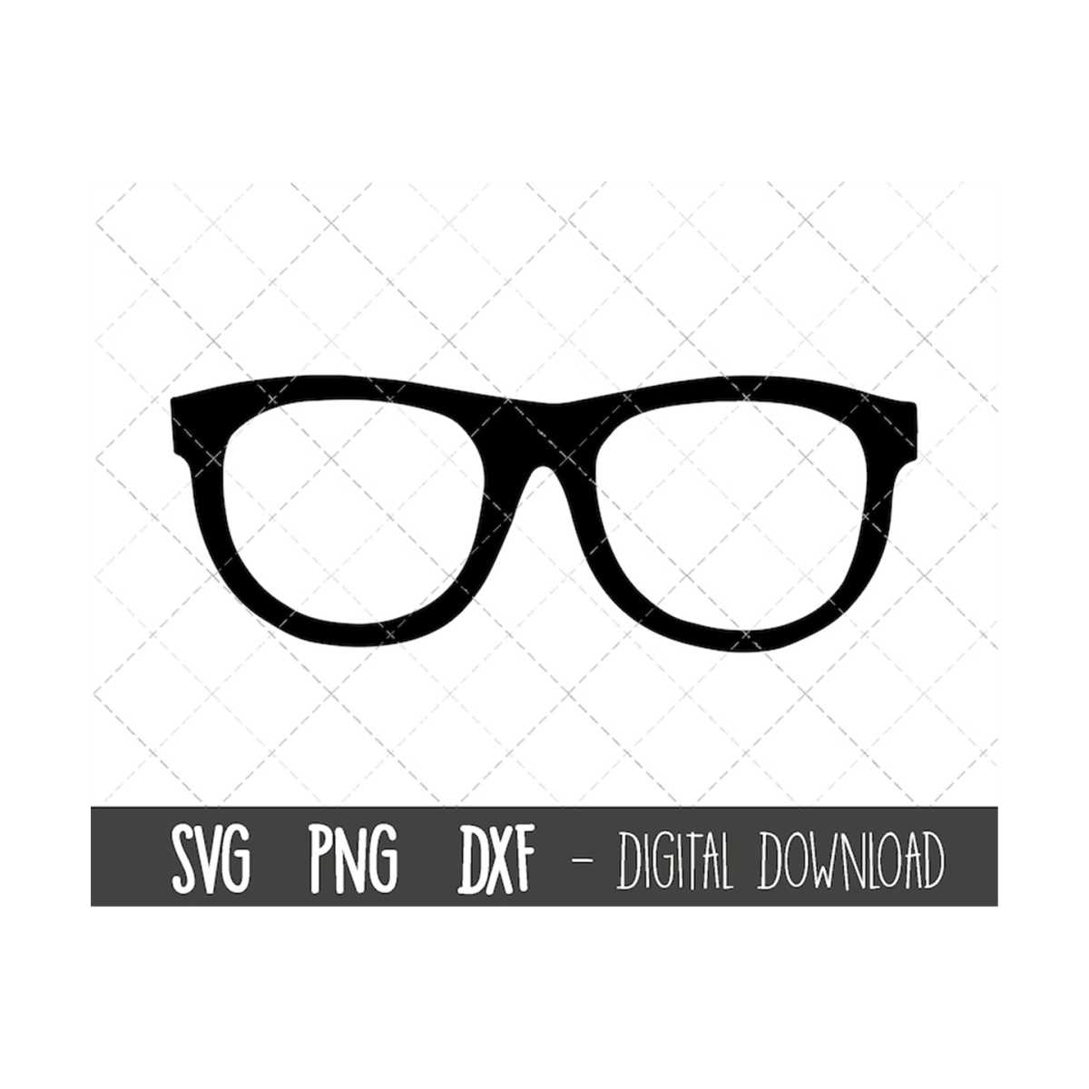 Glasses SVG, Spectacles Svg, Glasses clipart, glasses silhou | Inspire ...