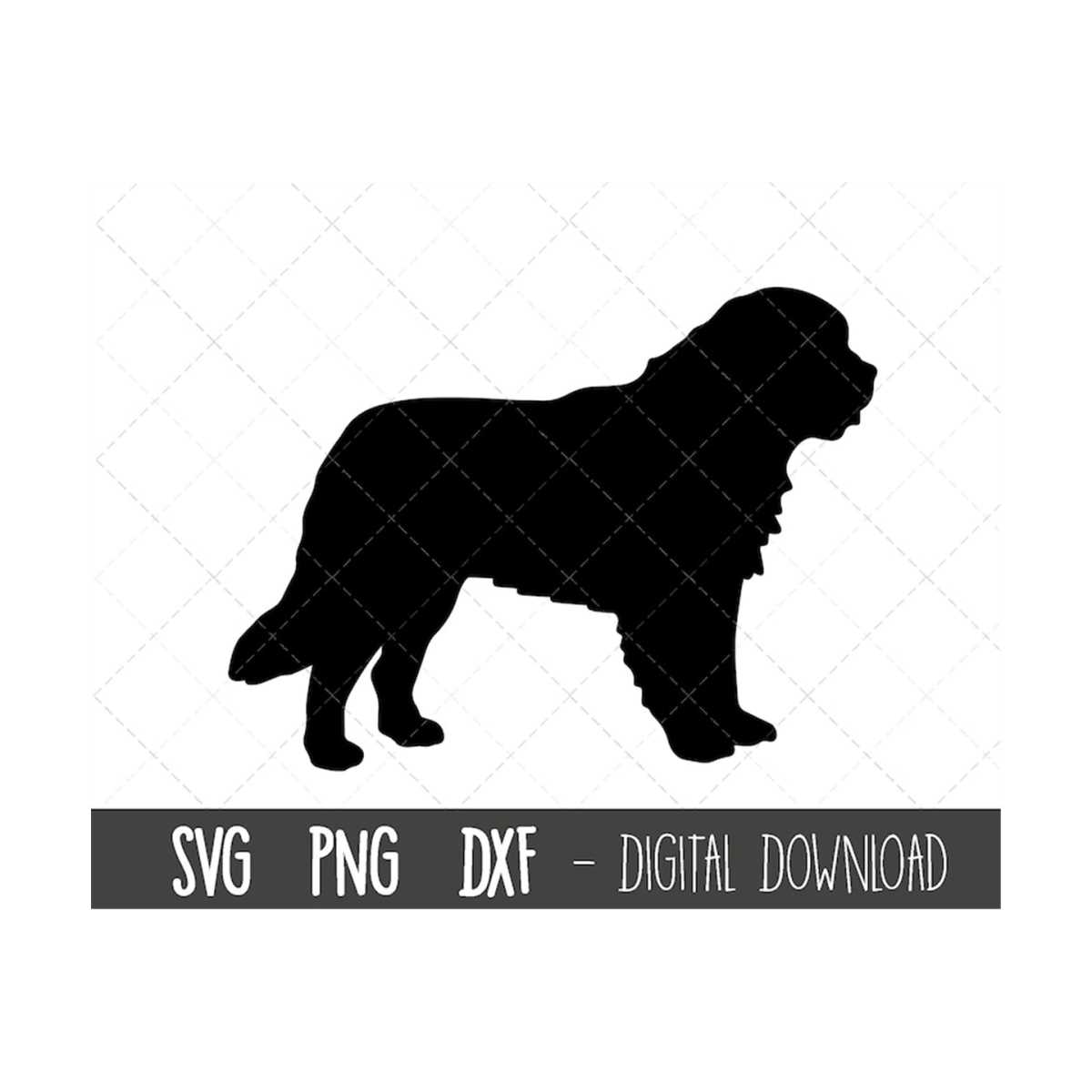 Newfoundland svg, dog svg, Newfoundland silhouette, Newfound - Inspire ...