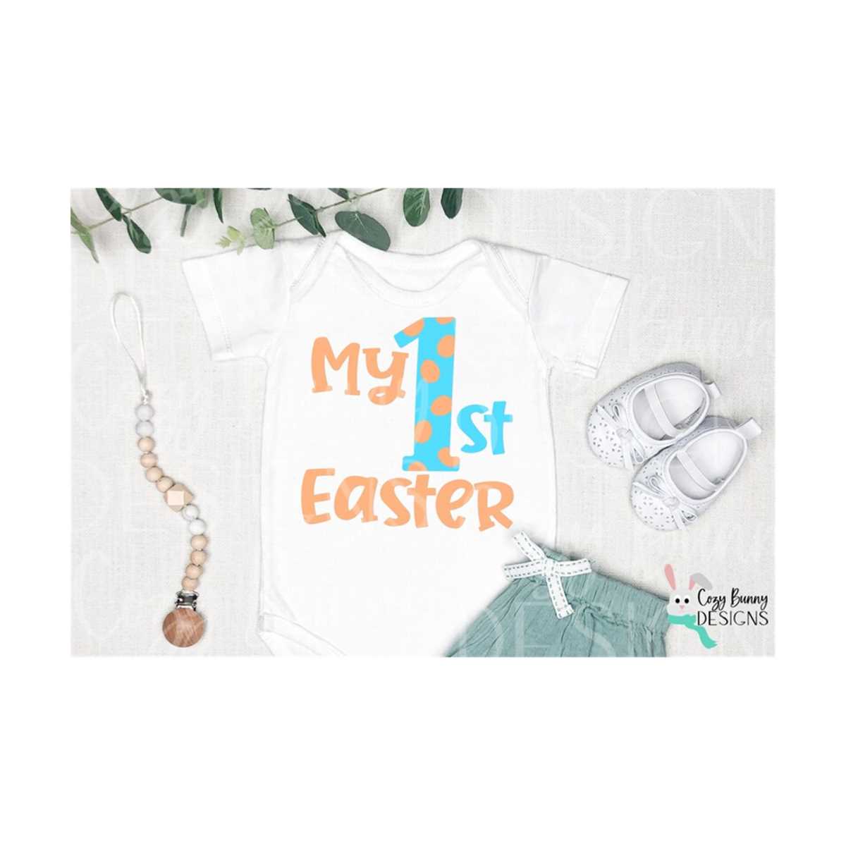 My 1st (First) Easter SVG Spring Digital Cut File for Cricut | Inspire ...