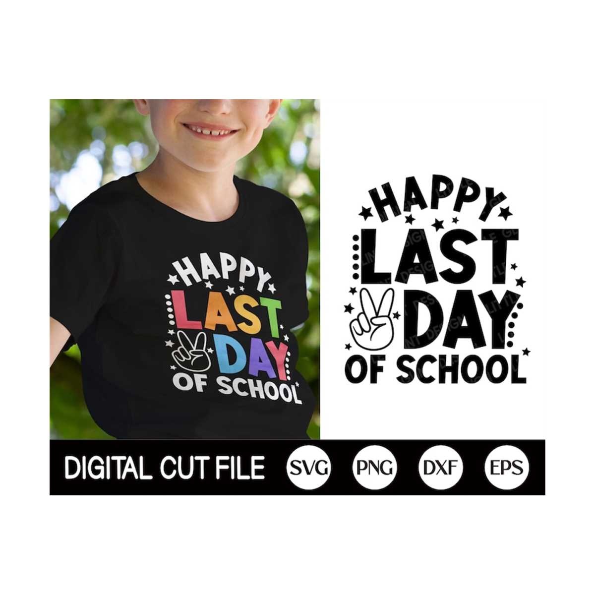 Happy Last Day of School SVG, End of School Svg, Summer Brea | Inspire ...