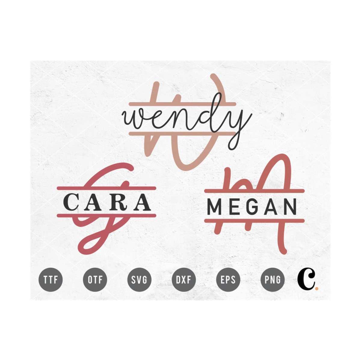 Split Monogram SVG | Wedding Monogram SVG | Family Monogram - Inspire ...