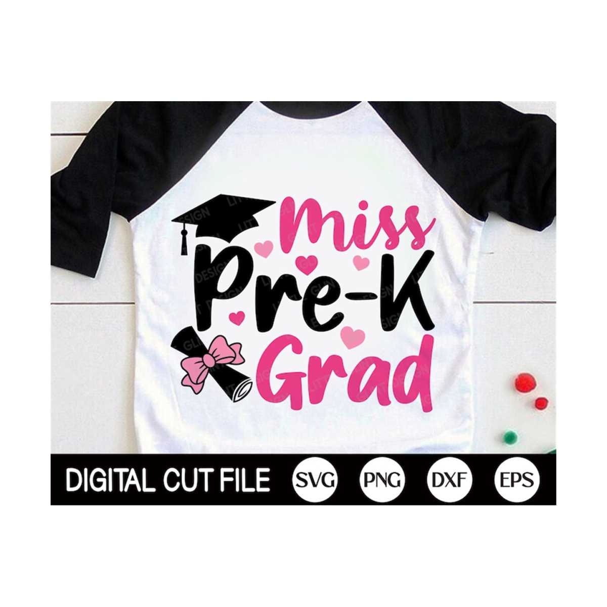 Miss Pre-K Grad, Last Day of School SVG, Pre-K Grad SVG, Pre - Inspire ...
