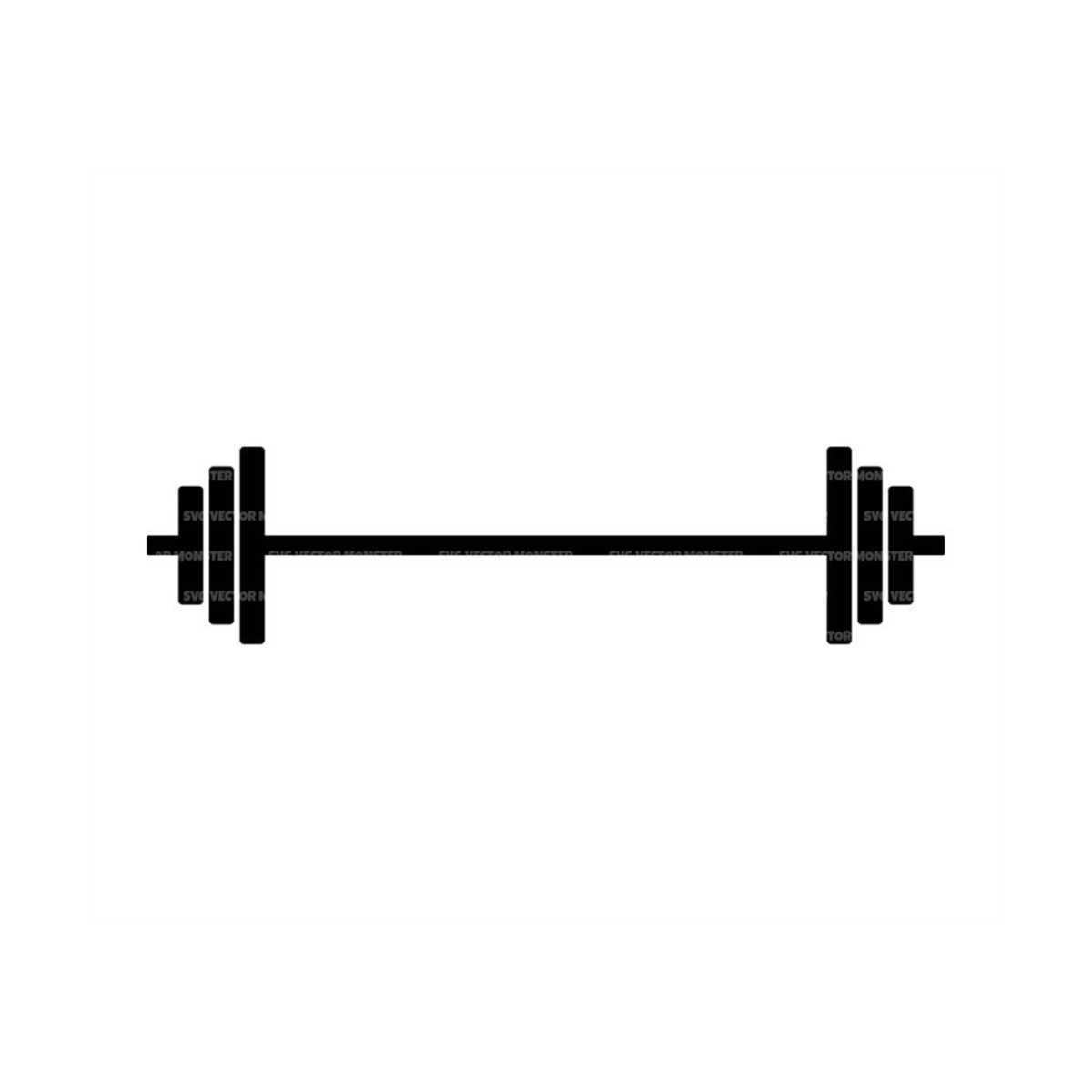 Barbell Svg, Weight Svg, Workout Svg, Bodybuilding Svg. Vect - Inspire ...