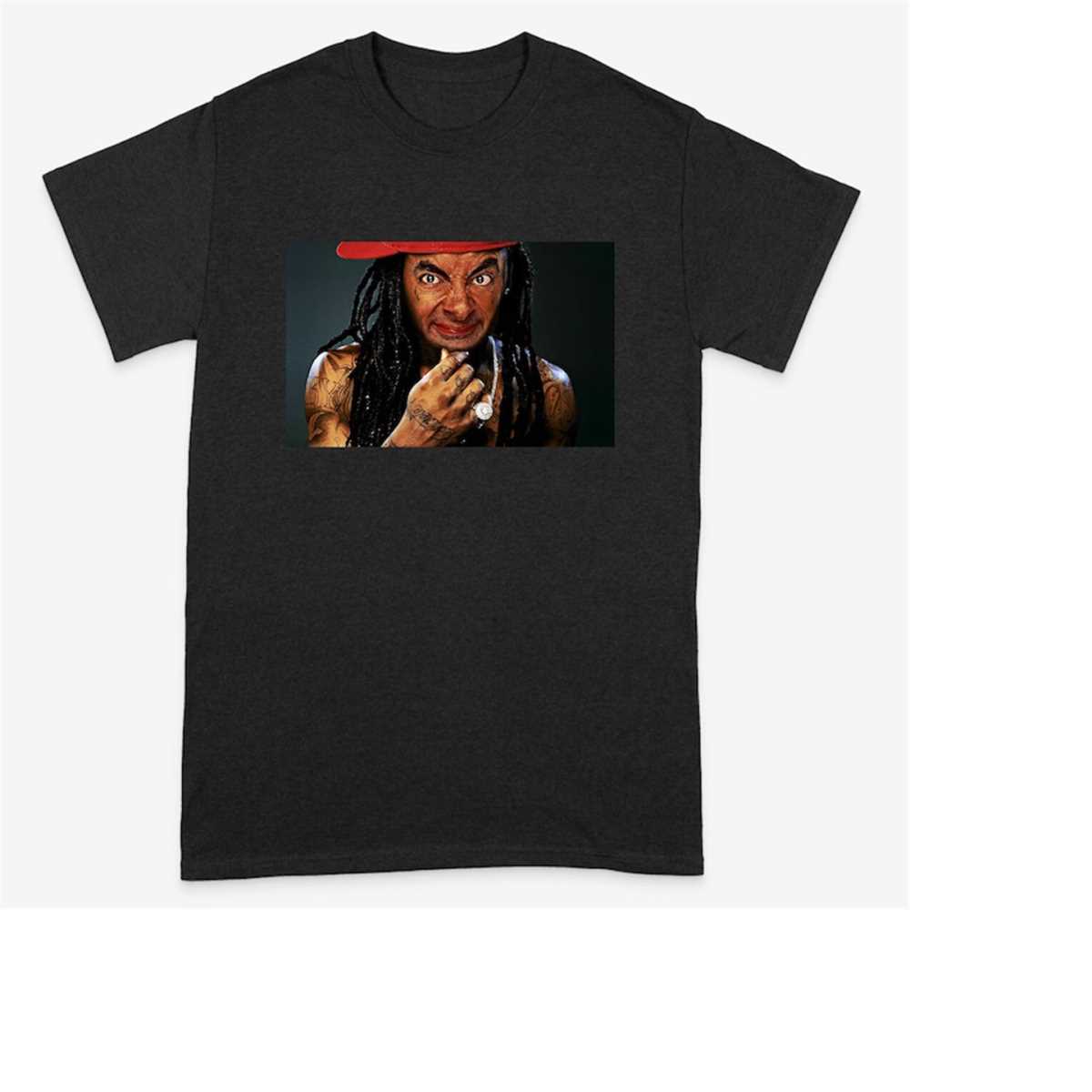 Rowan Atkinson and Lil Wayne Shirt | Face Swap Funny Graphic | Inspire ...