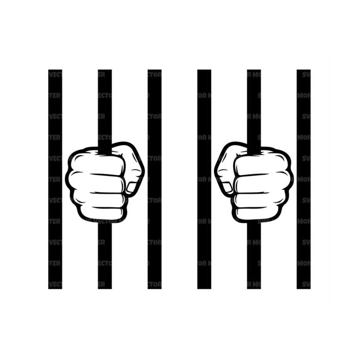 Prison Bars Svg, Jail Bars Svg, Jailed, Imprisoned, Black Ba | Inspire ...