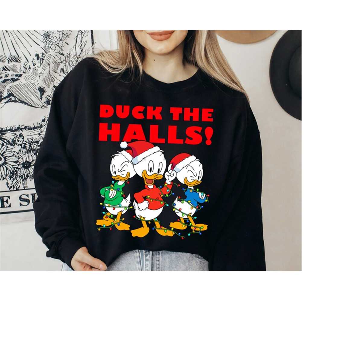 Disney Huey Louie Dewey Ducks The Halls Shirt, Ducktales Dis - Inspire ...