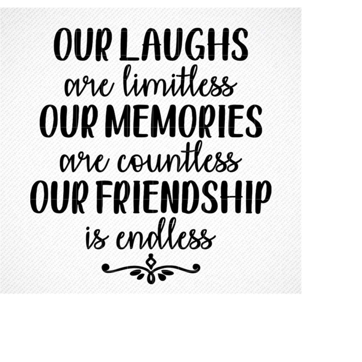 Our Laughs are Limitless SVG, Best Friend SVG, Vector Image | Inspire ...