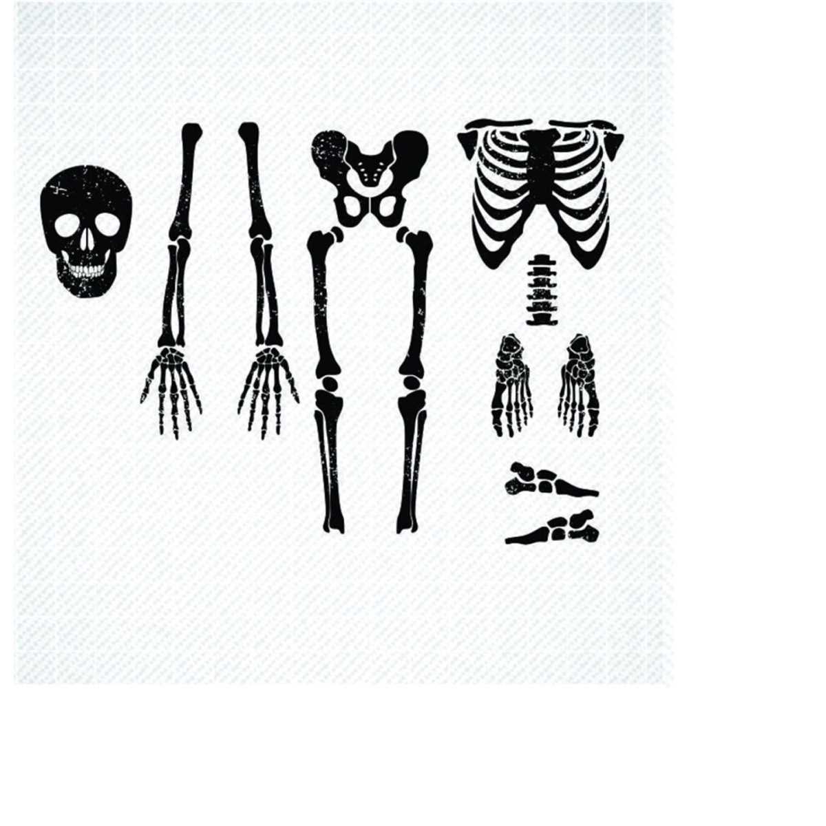 DISTRESSED SKELETON SVG, Distressed Skeleton Sublimation, Gr | Inspire ...