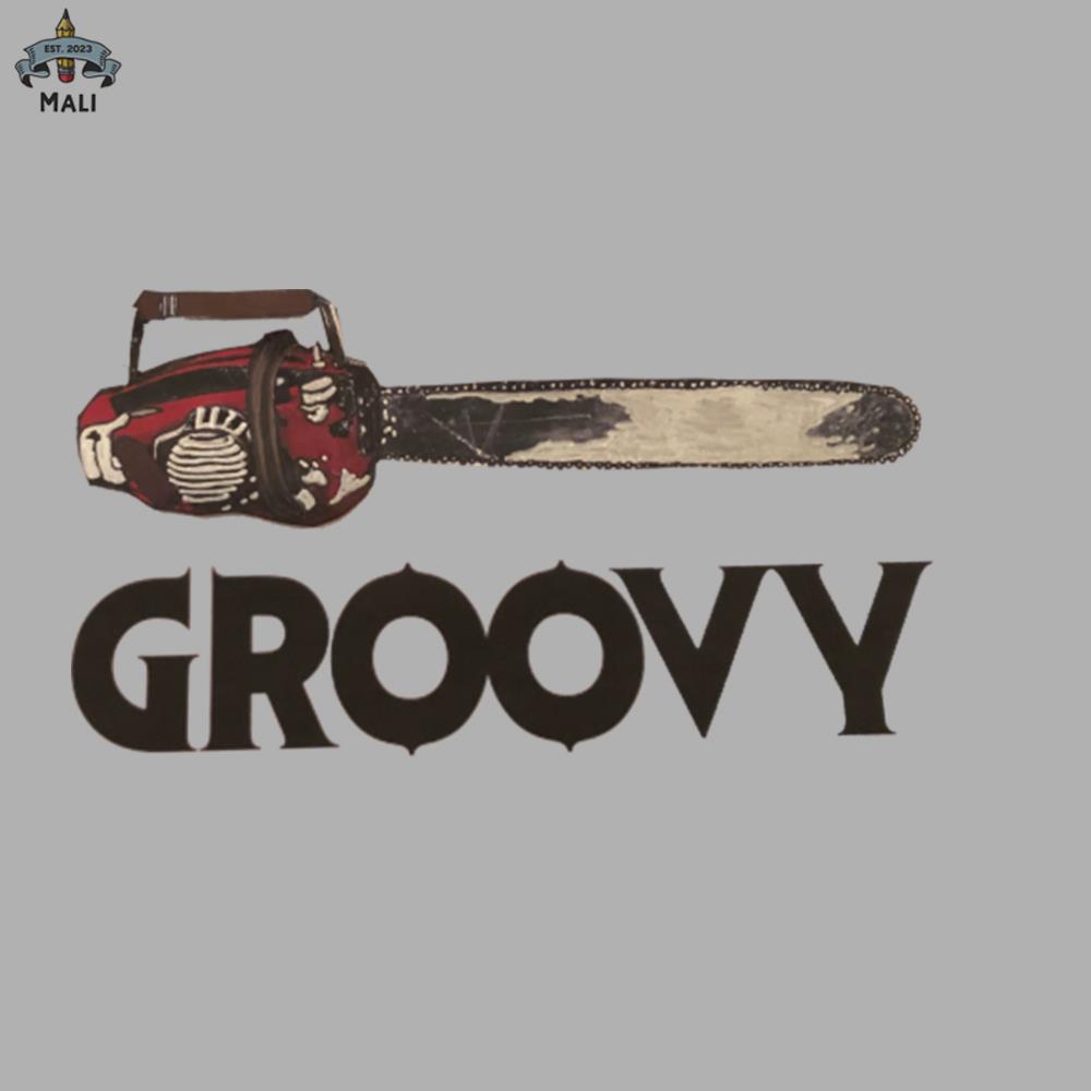 Groovy Chainsaw Sublimation PNG Download | Inspire Uplift