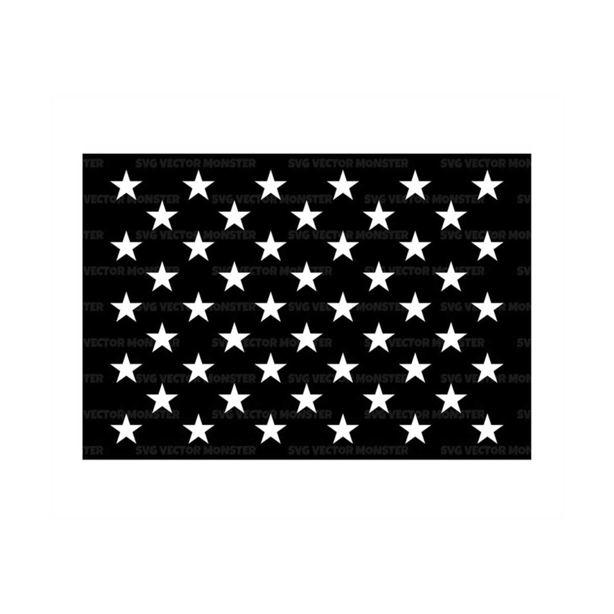 American Flag Stars Svg, Stars of 50 States Svg, USA Flag Sv | Inspire ...