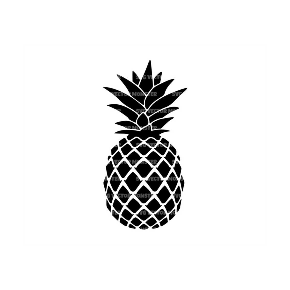 Pineapple Svg, Monogram Svg, Summer, Fruit. Vector Cut file | Inspire ...