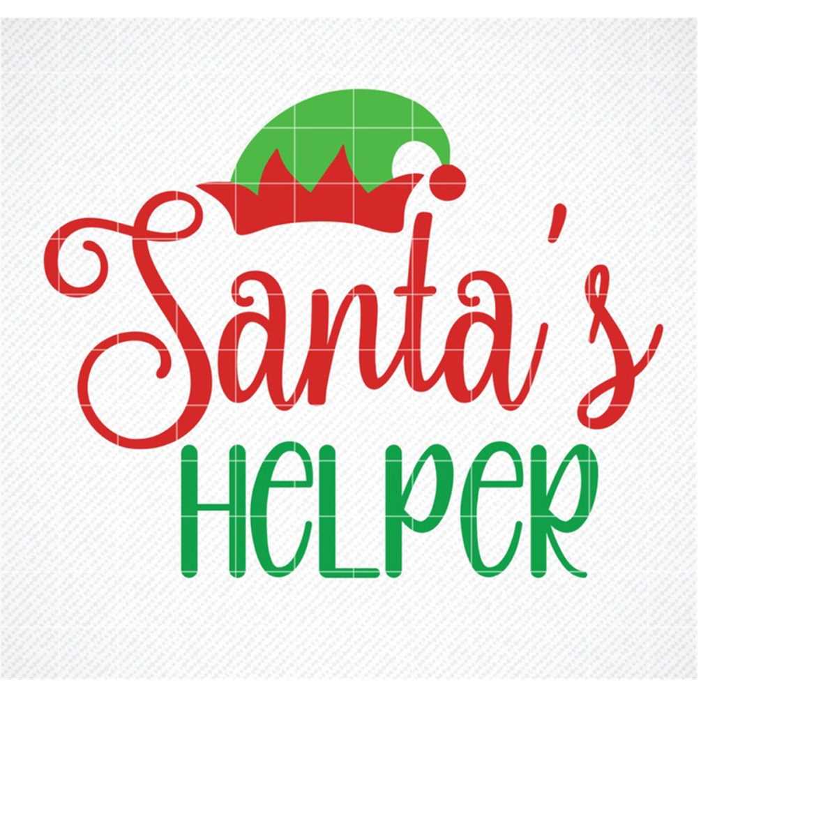 Santa's Helper SVG, Christmas SVG, Digital Download, Cricut - Inspire ...