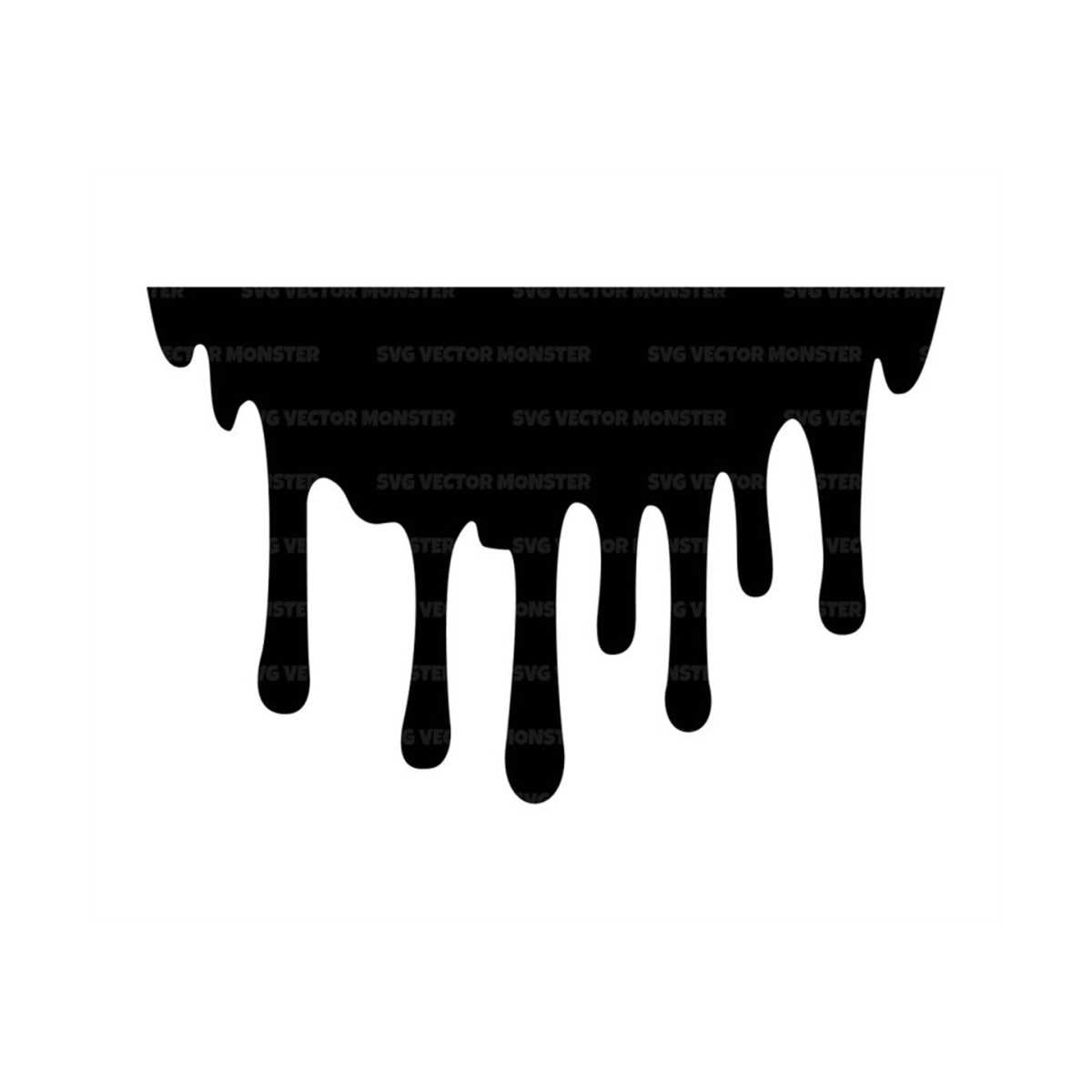 Dripping Border Svg, Paint Drip, Honey Drip, Blood Drip. Vec - Inspire ...