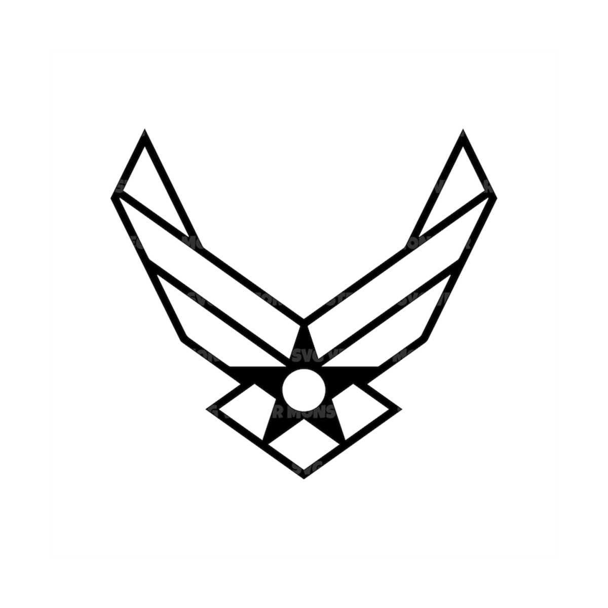 U.S. Air Force Svg, Army Svg. Vector Cut file for Cricut, Si | Inspire ...