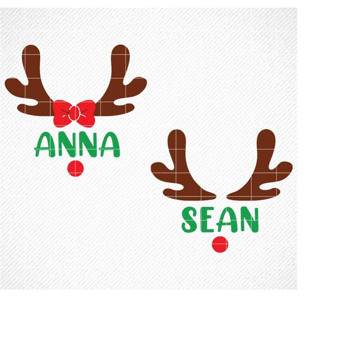 Rudolph Reindeer Frame SVG, Rudolph face svg, Girl Rudolph, - Inspire ...
