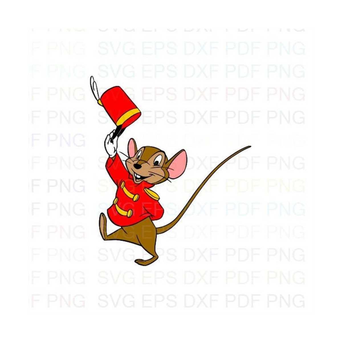 Timothy_Mouse_Say_Hi_2_Dumbo Svg Dxf Eps Pdf Png, Cricut, Cu | Inspire ...