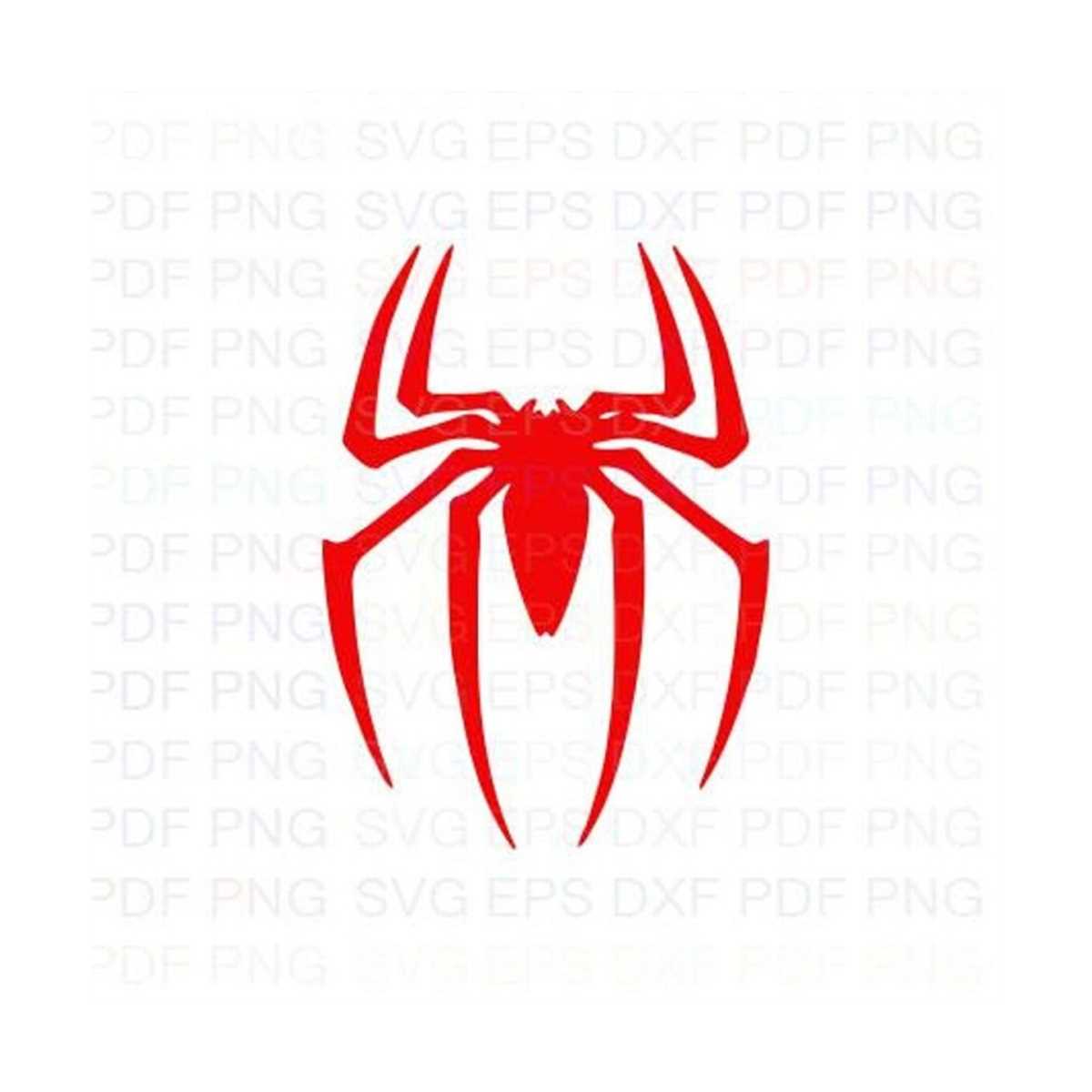 Spider_Man_Logo Svg Dxf Eps Pdf Png, Cricut, Cutting file, V | Inspire ...
