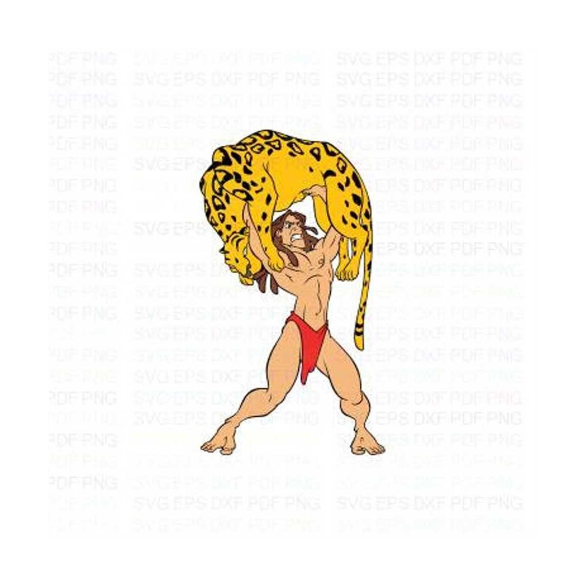 Tarzan3 Svg Dxf Eps Pdf Png, Cricut, Cutting file, Vector, C | Inspire ...