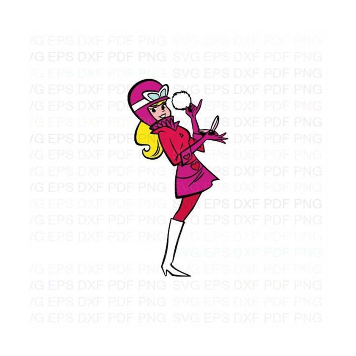 Penelope_Pitstop_4_The_Wacky_Races Svg Dxf Eps Pdf Png, Cric | Inspire ...