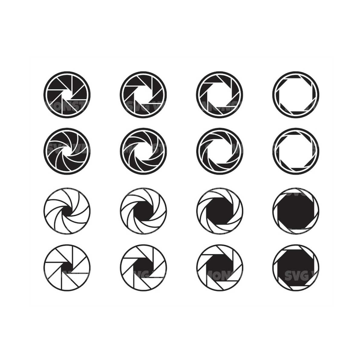 Camera Shutter Svg, Camera Lens Svg, Photography Svg Vector - Inspire ...